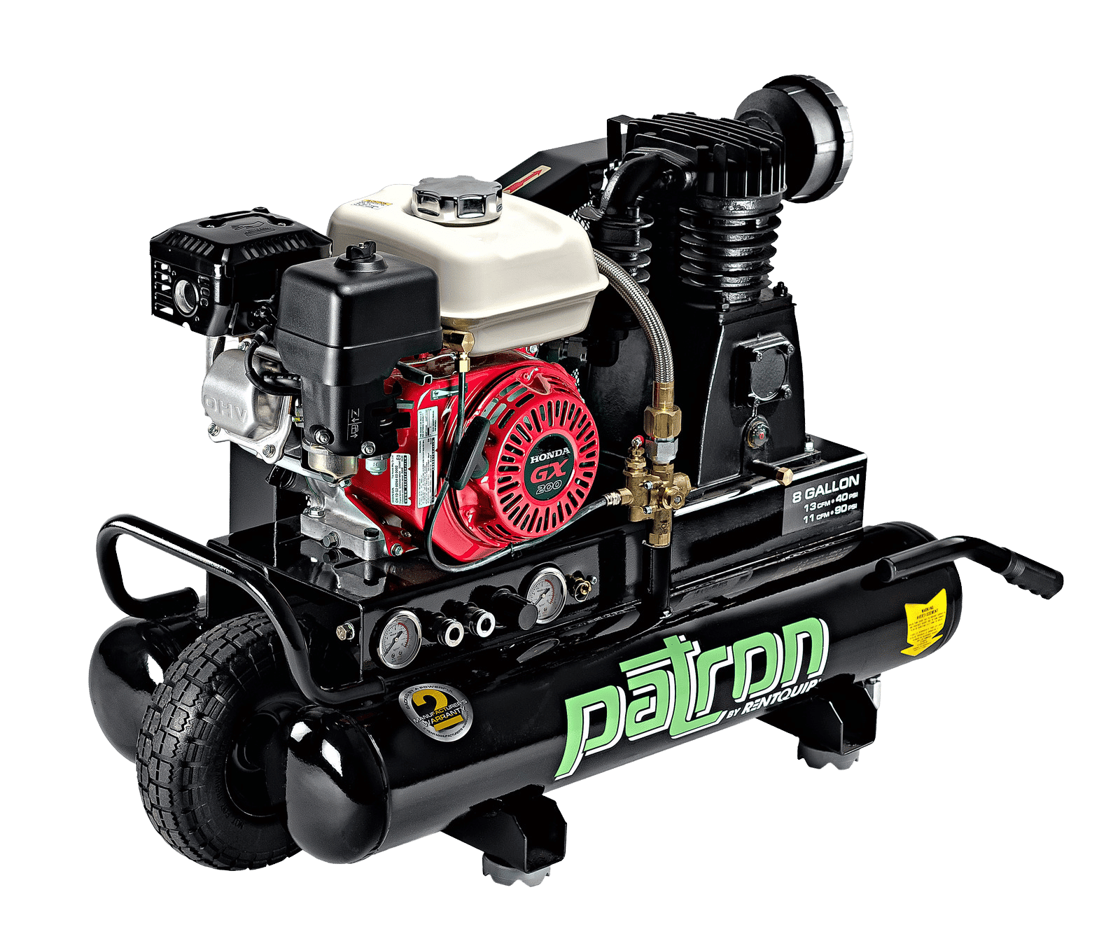 COMPRESSEUR A ESSENCE 6.5 HP 8 GAL.