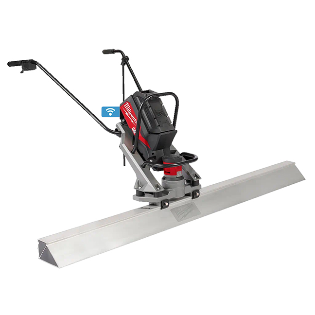 6-14 ft. Concrete Screed, Battery-Powered, Dual-Handle